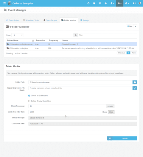 Data Transfer Security | Cerberus FTP Server