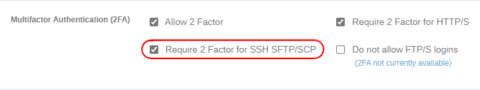 SFTP Two-Factor Authentication | Cerberus FTP Server