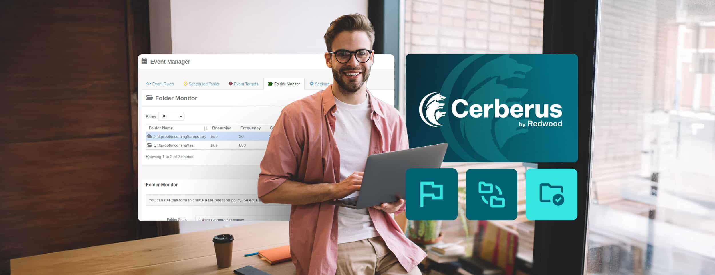 How to replace batch transfer with MFT automation | Cerberus FTP Server